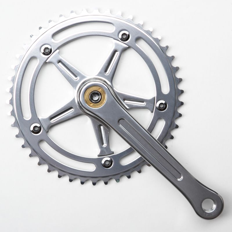 Blue Lug RMC Single-Speed Crankset - All Silver – Cycle Project Store