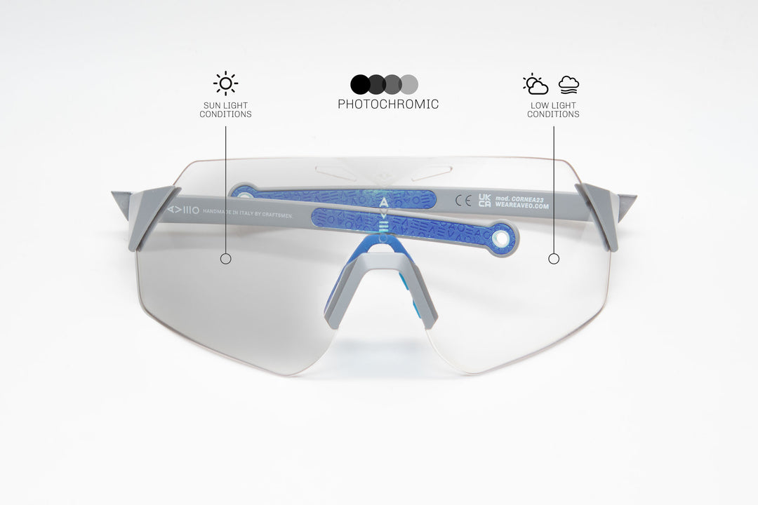 Aveo Cornea Sunglass Grey - Photochromic Lens – Cycle Project Store