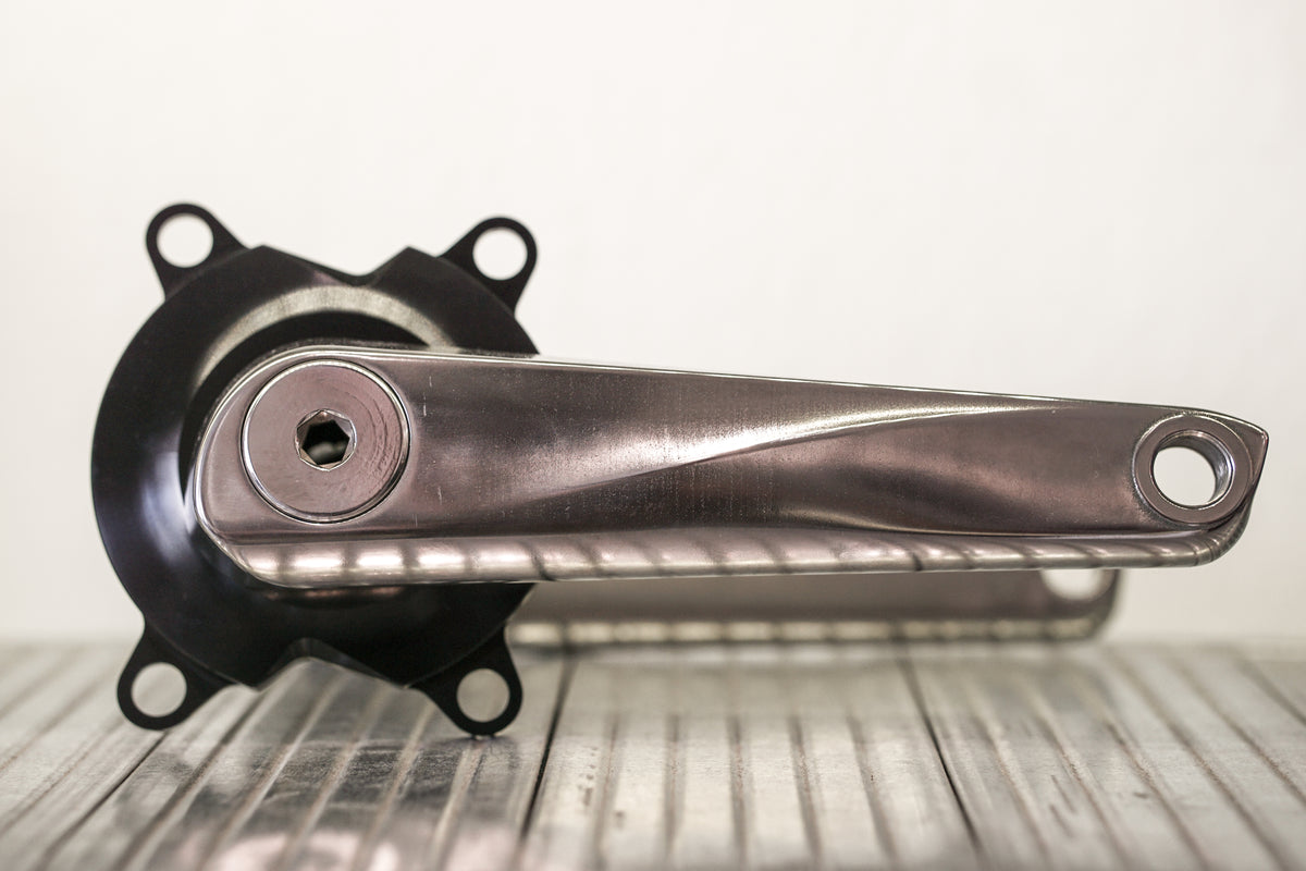 Bastion Cycles 3D Printed Titanium Crankset - Silver – Cycle Project Store