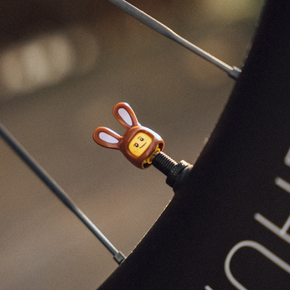 Brick Caps Easter Bunny (Brown) Valve Cap – Cycle Project Store