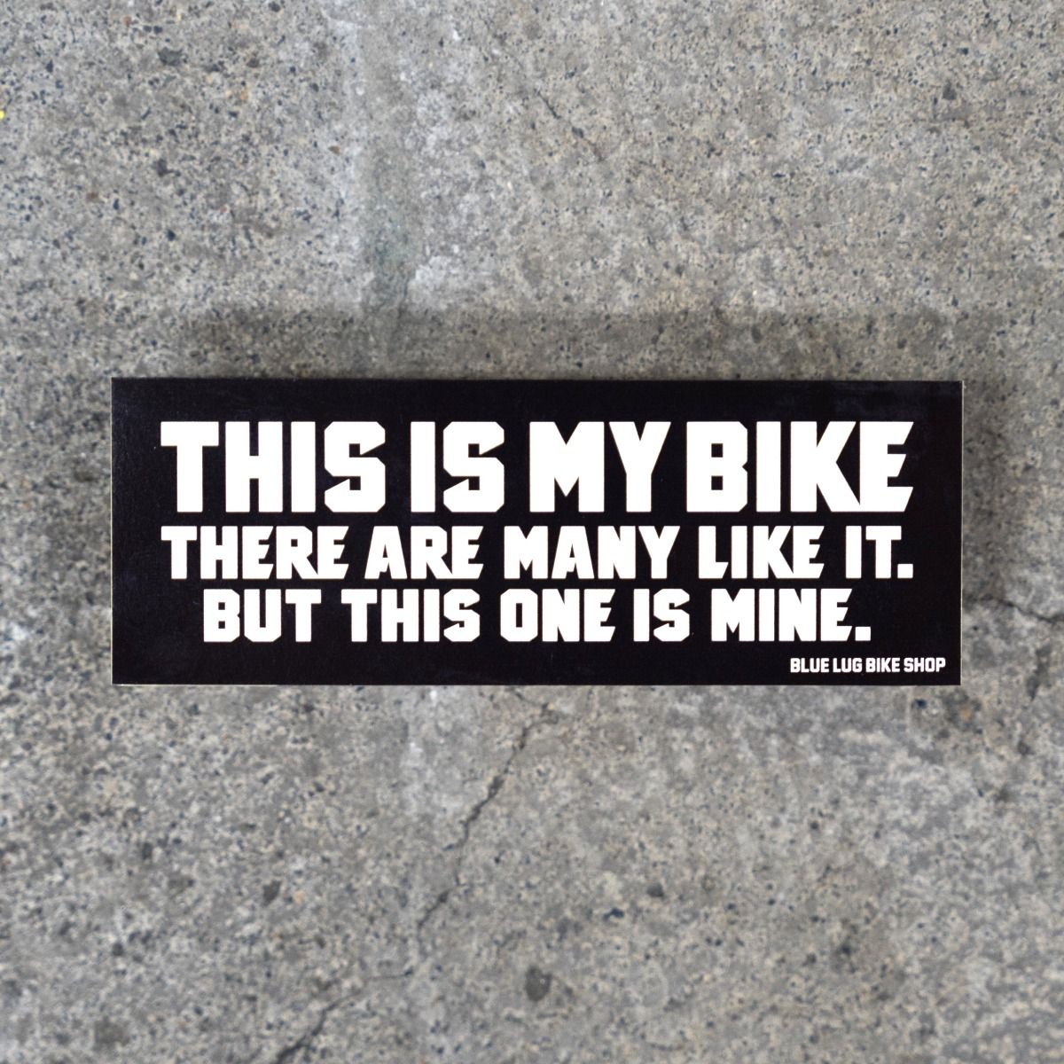 Blue Lug Tube Sticker (This Is My Bike) – Cycle Project Store