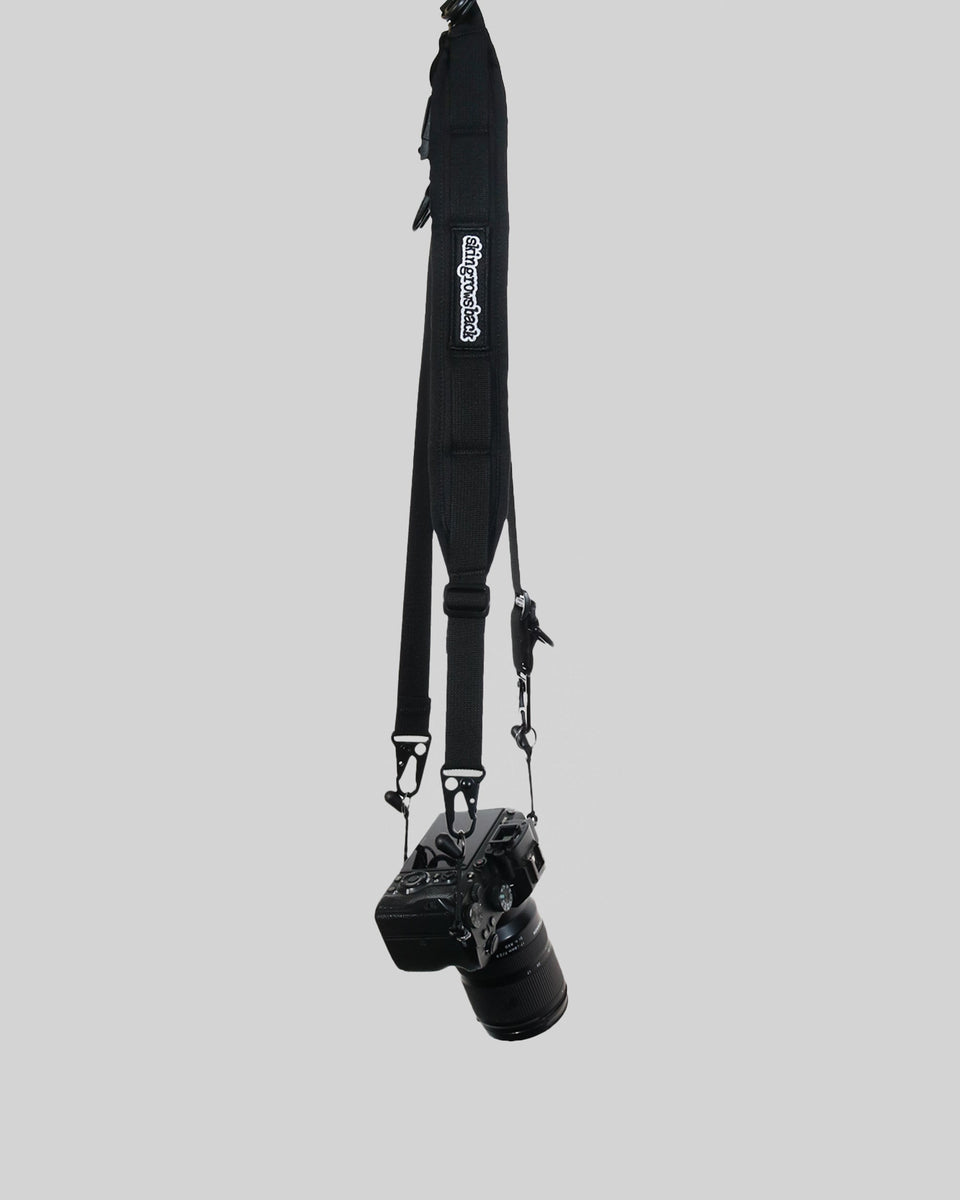 Skingrowsback 3Point Cycling Camera Strap - Black – Cycle Project Store