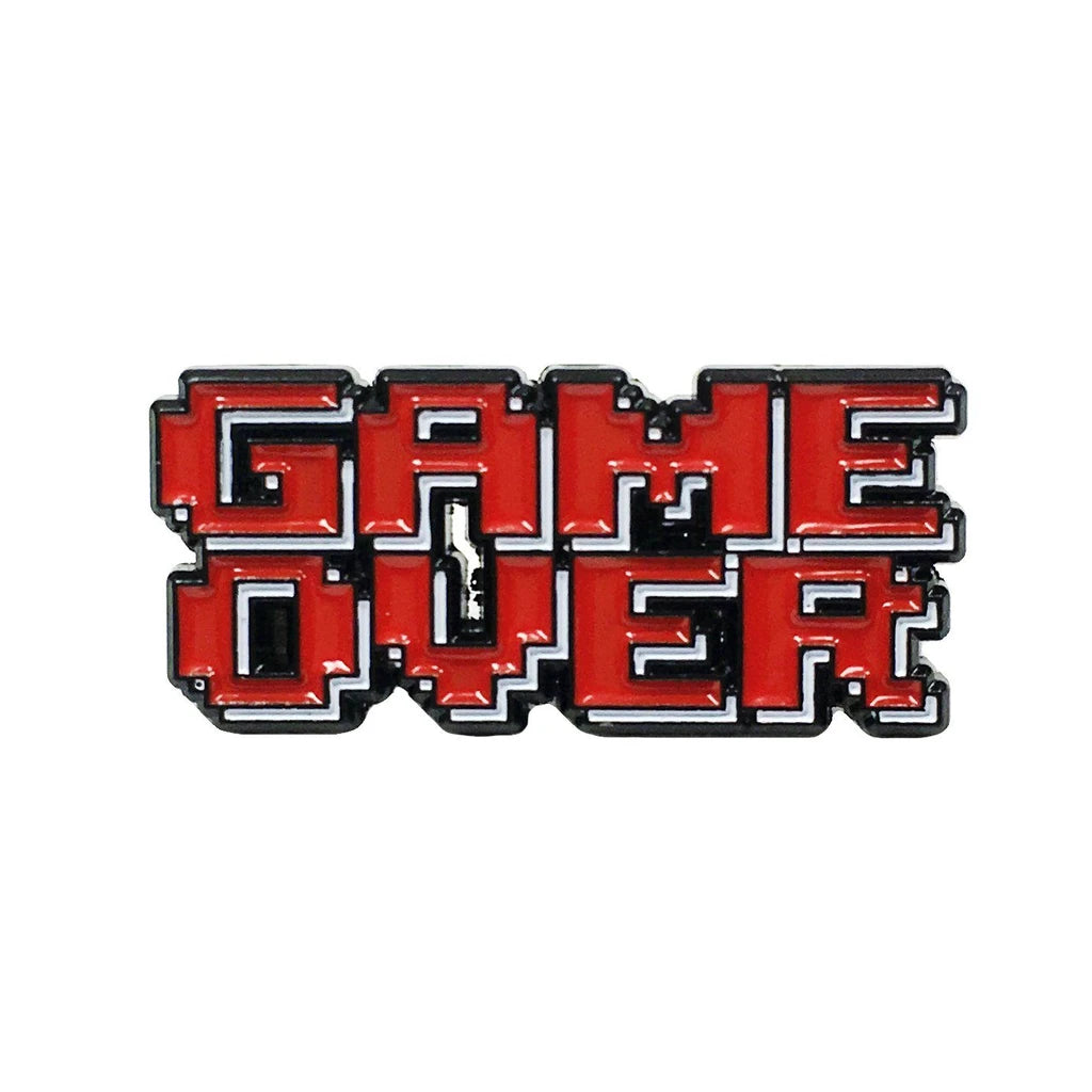 Blue Lug Game Over Pin – Cycle Project Store