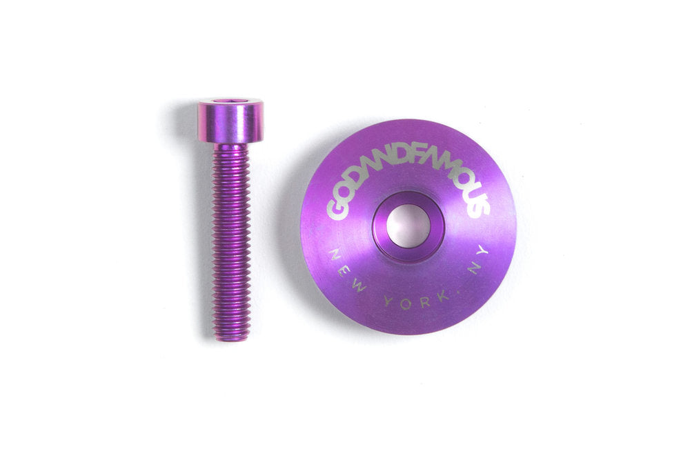 God & Famous Team Titanium Top Cap with Ti Bolt – Cycle Project Store